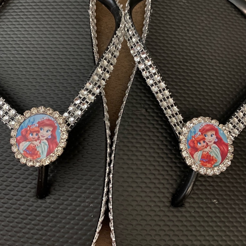 Princess Ariel Flip Flops - Gem